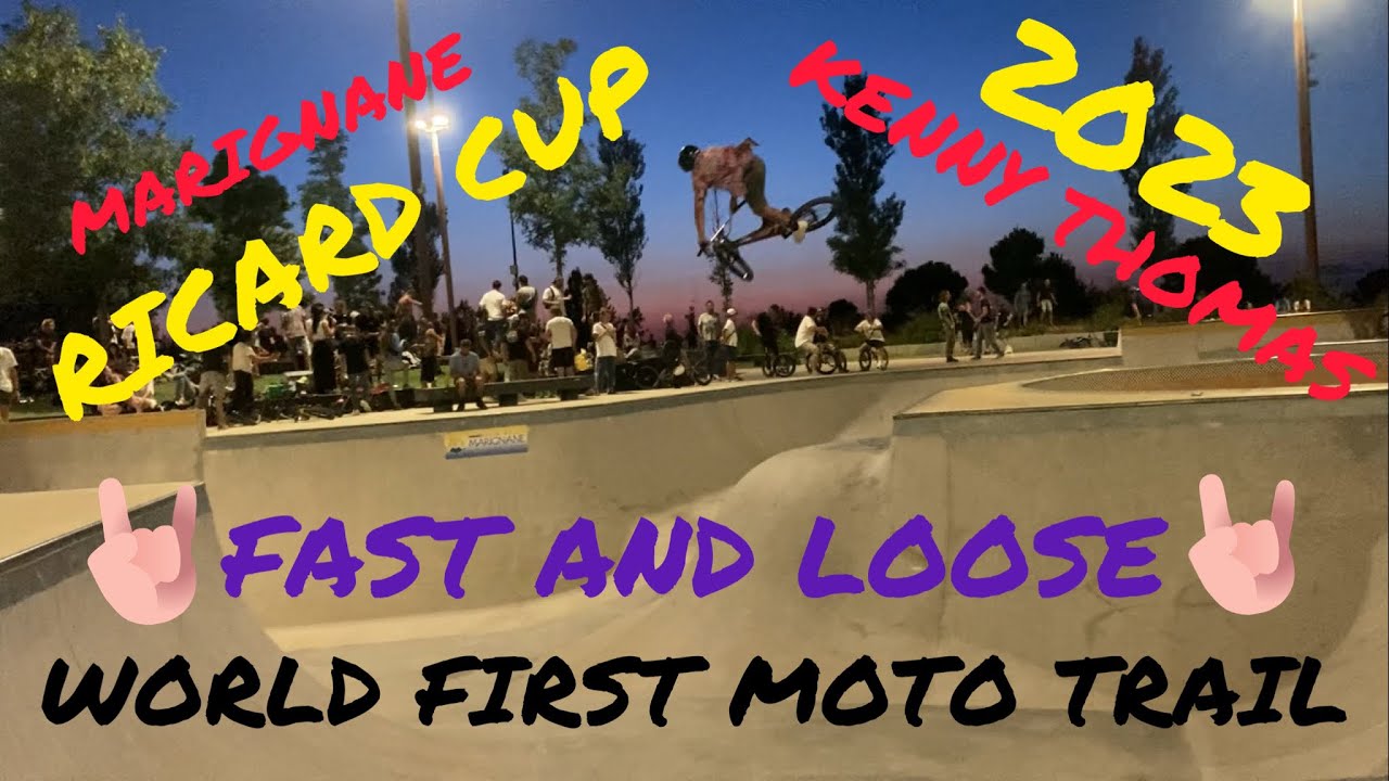 WORLD FIRST EN MOTO TRIAL ET FAST AND LOOSE SHOW (Ricard cup 2023 ...