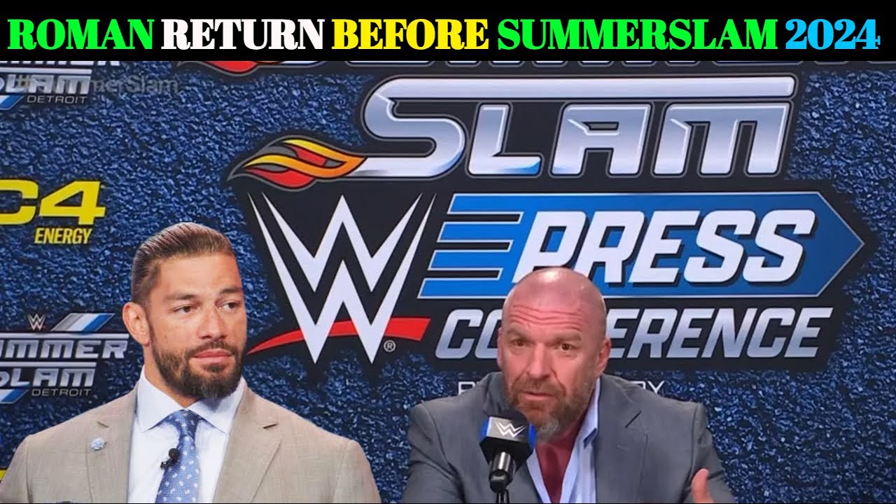 Finally Roman Reigns Return Before WWE Summerslam 2024 - YouTube