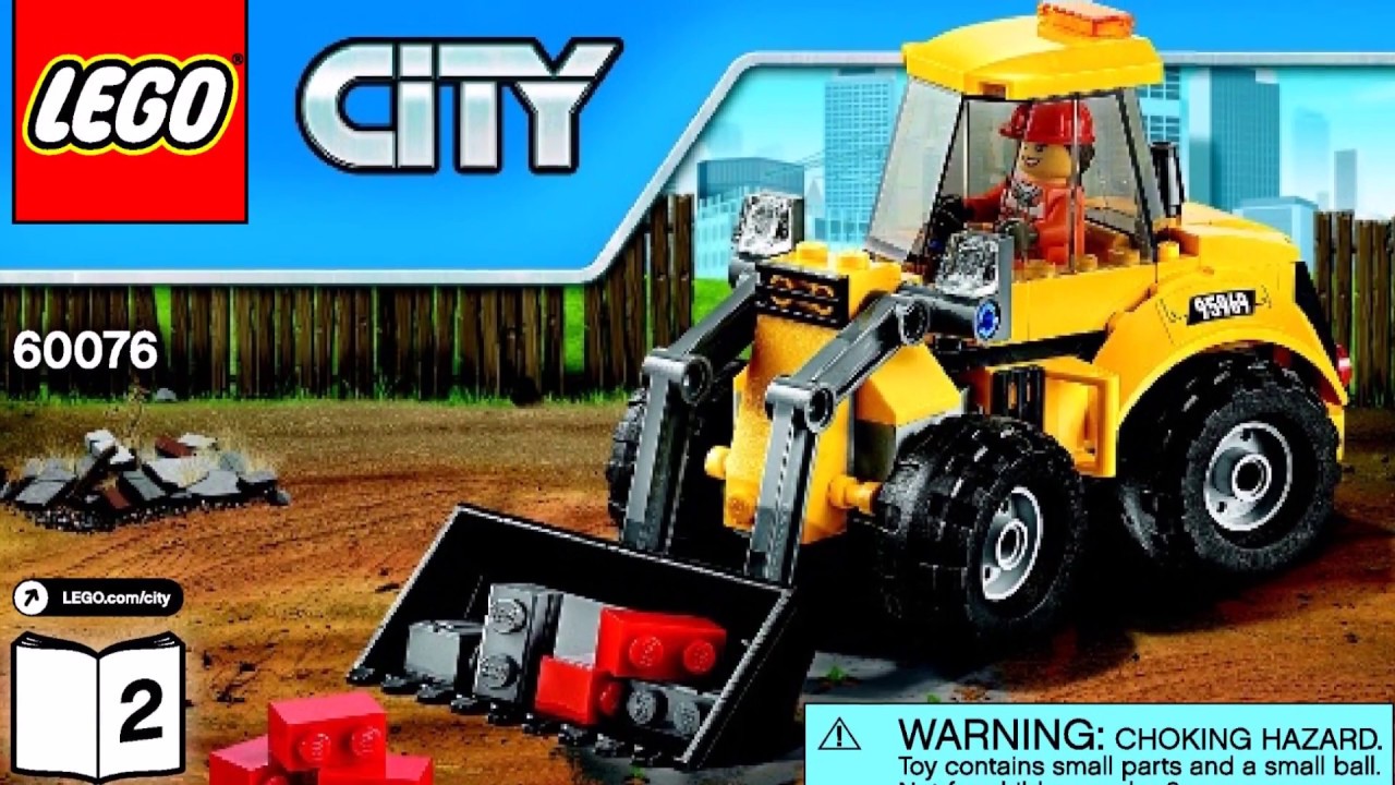 LEGO City Demolition Site 60076 Instructions Book DIY 2 - YouTube