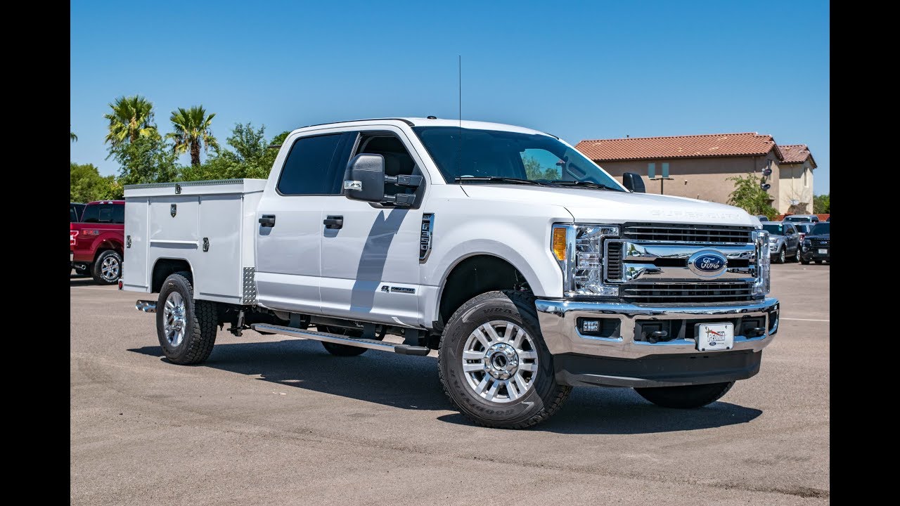 2017 Ford F 350 Crew Cab XLT Service Body Walkaround YouTube 2017 Ford F 350 Crew Cab XLT Service Body Walkaround YouTube