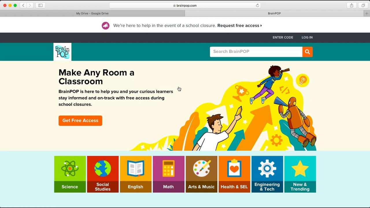 How students can join your BrainPOP class - YouTube