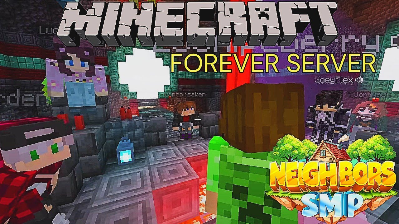 NEW NEIGHBORS in My FOREVER MINECRAFT SERVER! - YouTube
