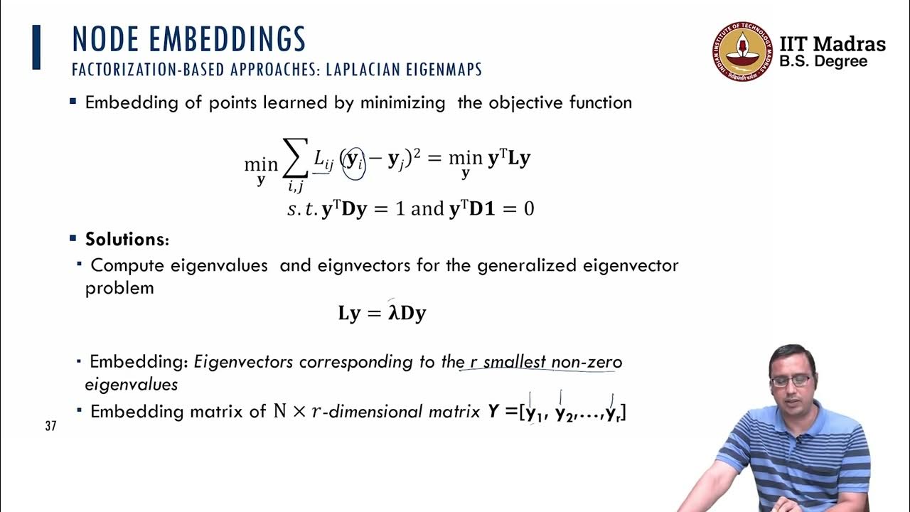 Node Embeddings: Factorization based methods - Part 2 - YouTube