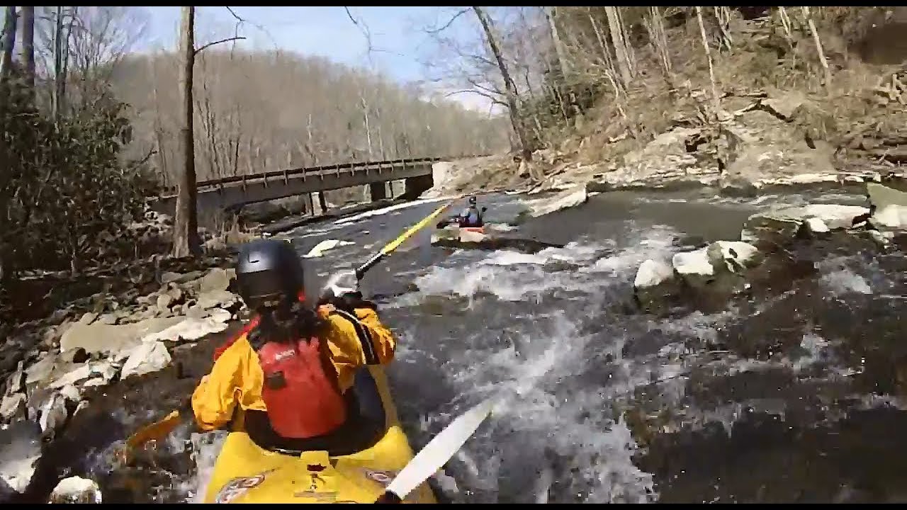 Dunloup Creek Class 2 Whitewater Kayaking in Tandem w/ Wife - West ...