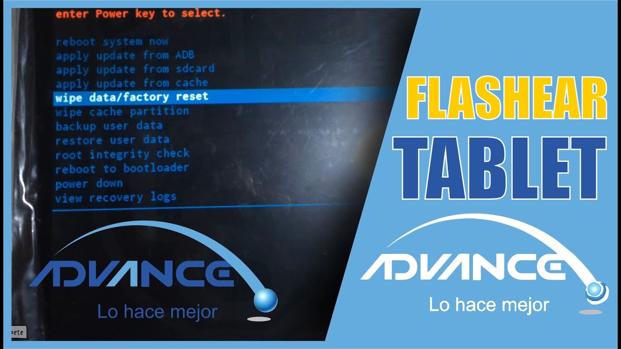 Como FLASHEAR una TABLET ADVANCE SP746 - YouTube