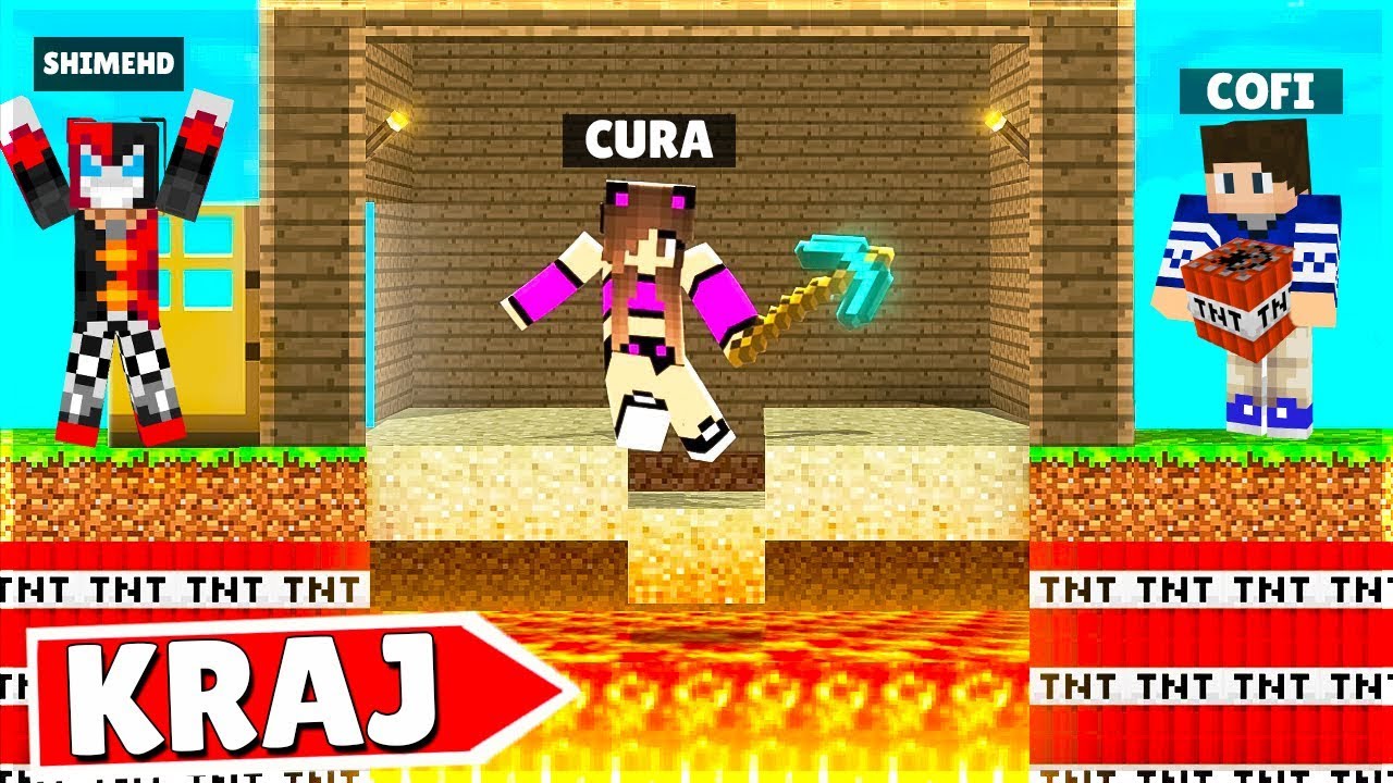 Hoce da POSVAĐA MENE I CURU?? SVE JE UNISTIO - Minecraft prezivljavanje ...