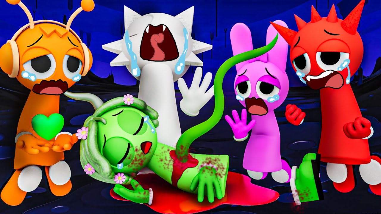 INCREDIBOX SPRUNKI SAD STORY | RIP VINERIA.. | FNF Goodbye World ...