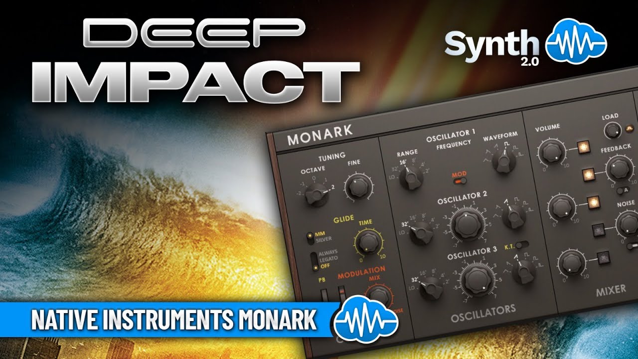 NATIVE INSTRUMENTS MONARK ♫ 48 Custom Sounds DEEP IMPACT Sound Bank ...