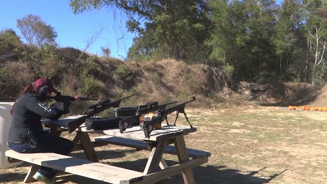 The Rifle Association at FSU Pumpkin Shoot - YouTube
