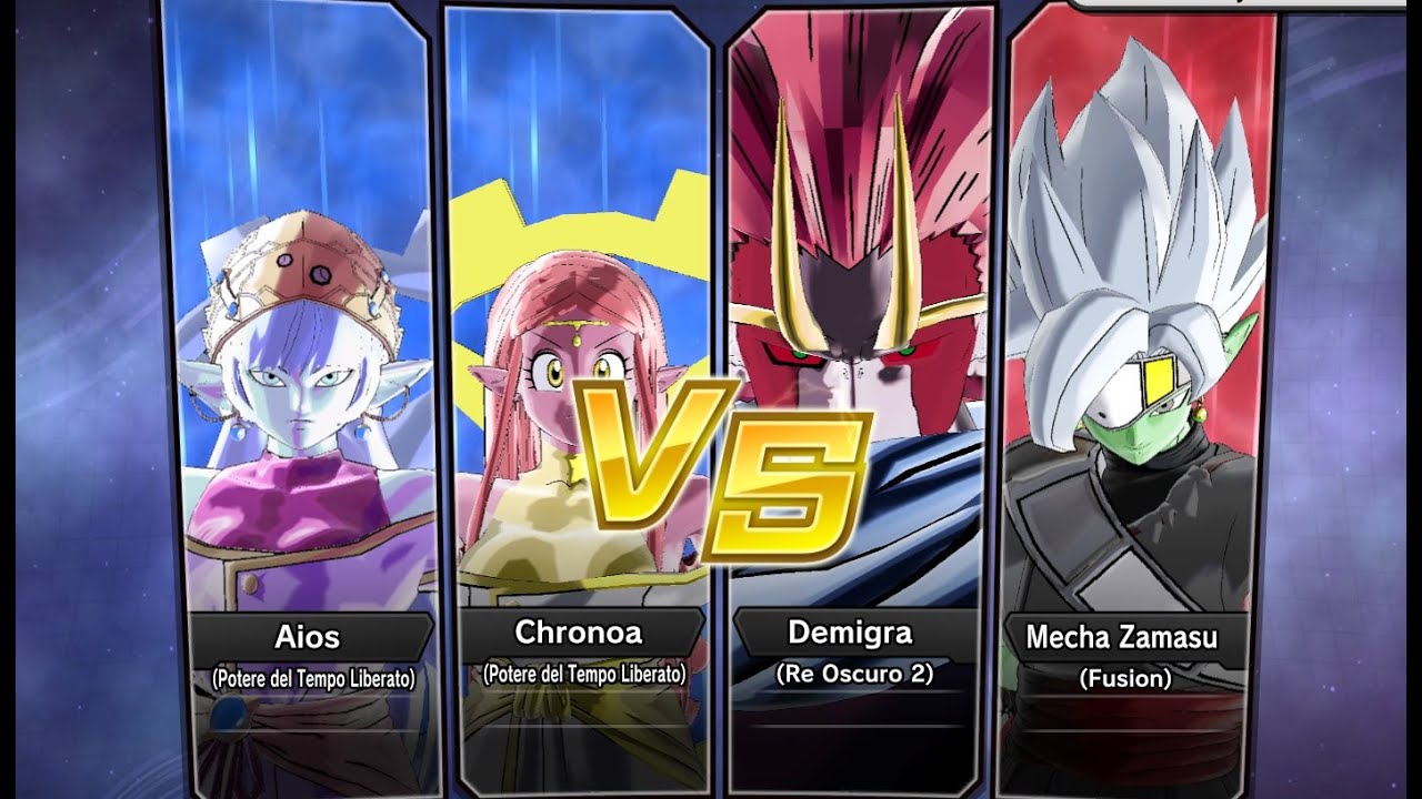 XV2 (PC): Chronoa&Aios (Potere del Tempo Liberato) vs Demigra Re Oscuro ...