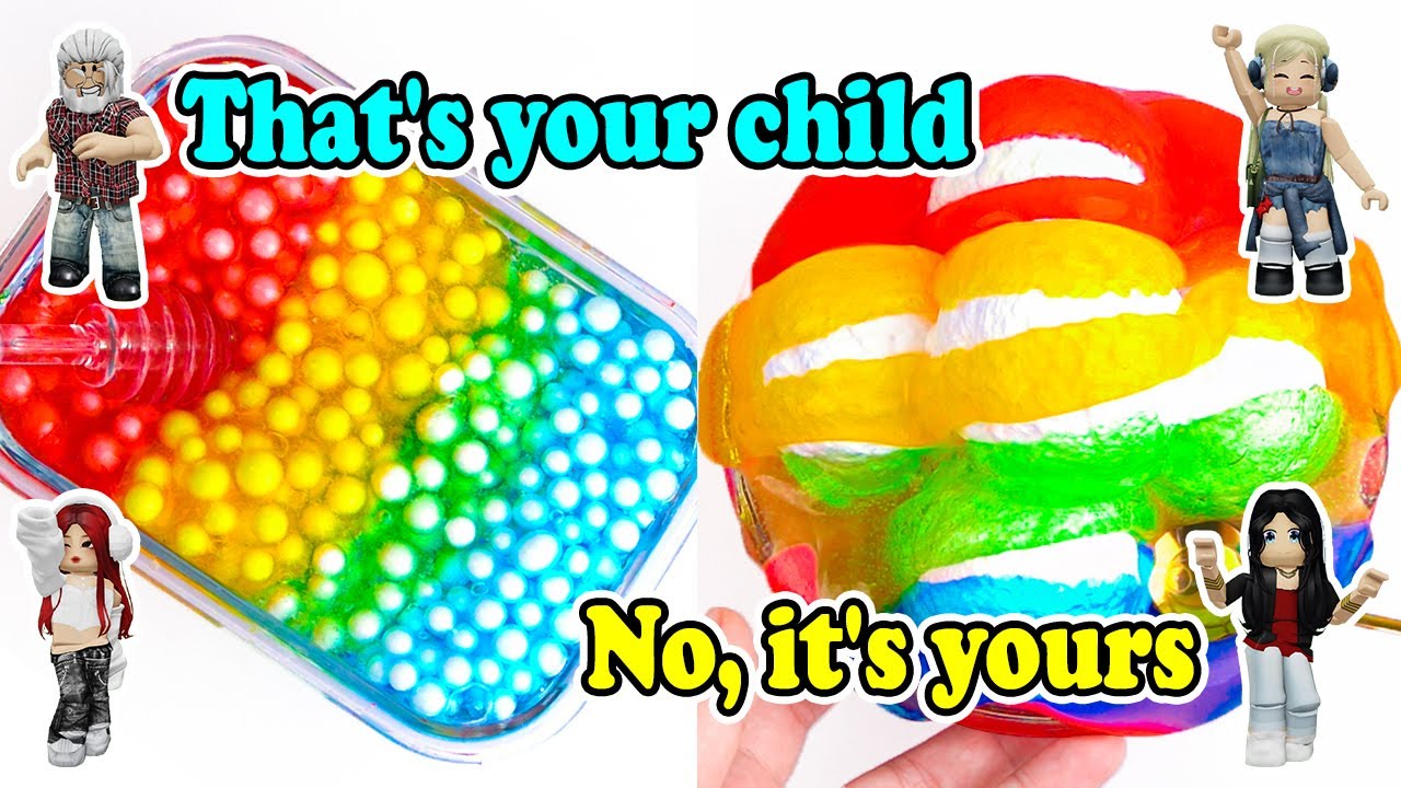 Relaxing Slime Storytime Roblox | Abandoned by my parents but luckily I ...