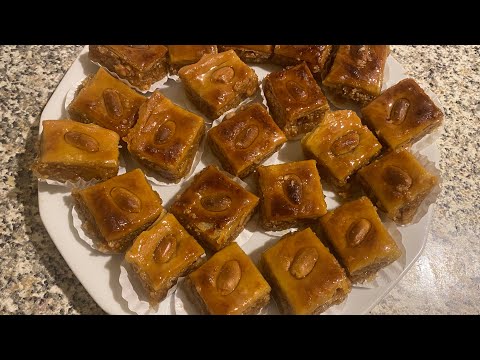 Delicious step by step peanut baklava in Moroccan way 100% homemade