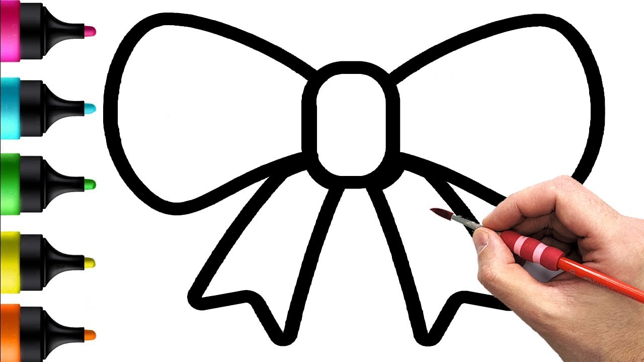 Ribbon Drawing and Painting for Toddlers | Let's Explore the Colors of ...