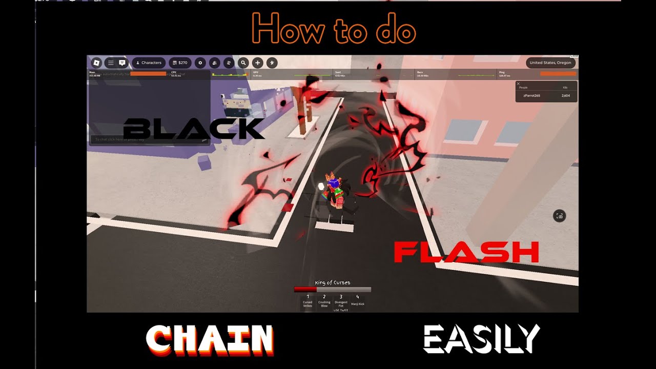 How to EASILY land black flash chain in JJS - YouTube