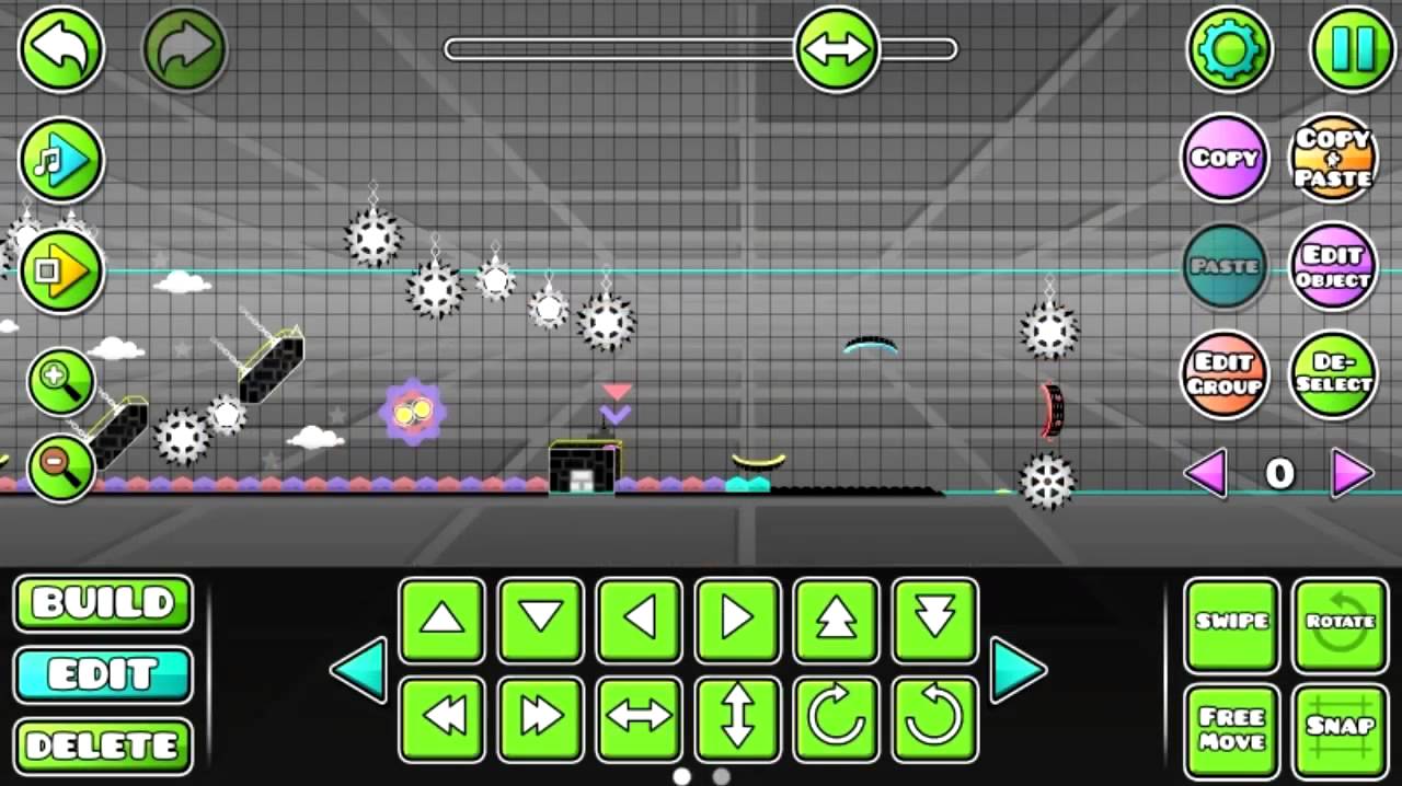 SpeedBuild - Stereo madness 2 - Geometry Dash - YouTube