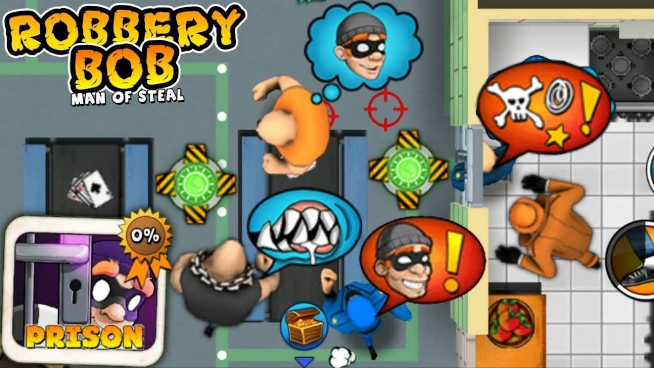 Robbery Bob - Biff Guard Prison Cosplay Gameplay Ep 51 - YouTube
