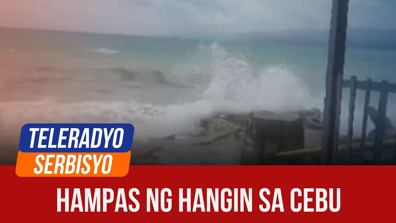 Strong winds lash Cebu due to Enteng | Teleradyo Serbisyo (02 September ...
