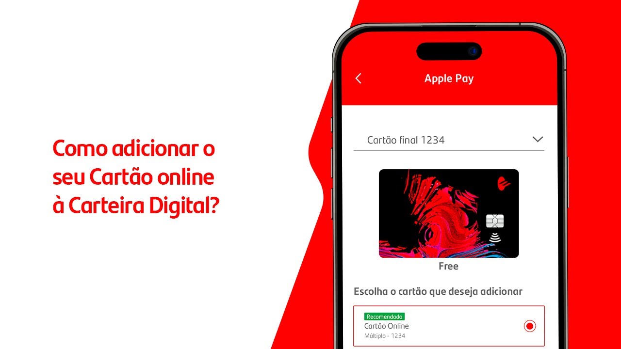 App Santander | Como adicionar o seu cartão online à Carteira Digital ...