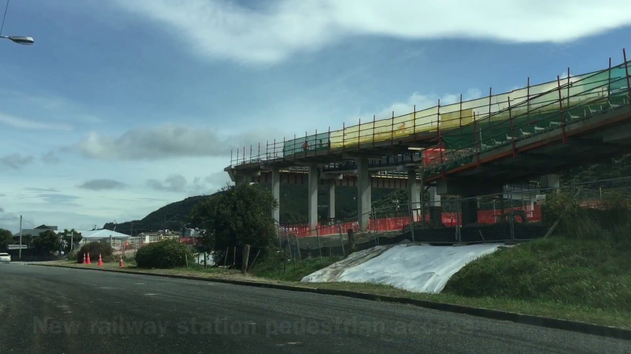 Western Hutt Haywards SH2 SH58 Manor Park Interchange - YouTube