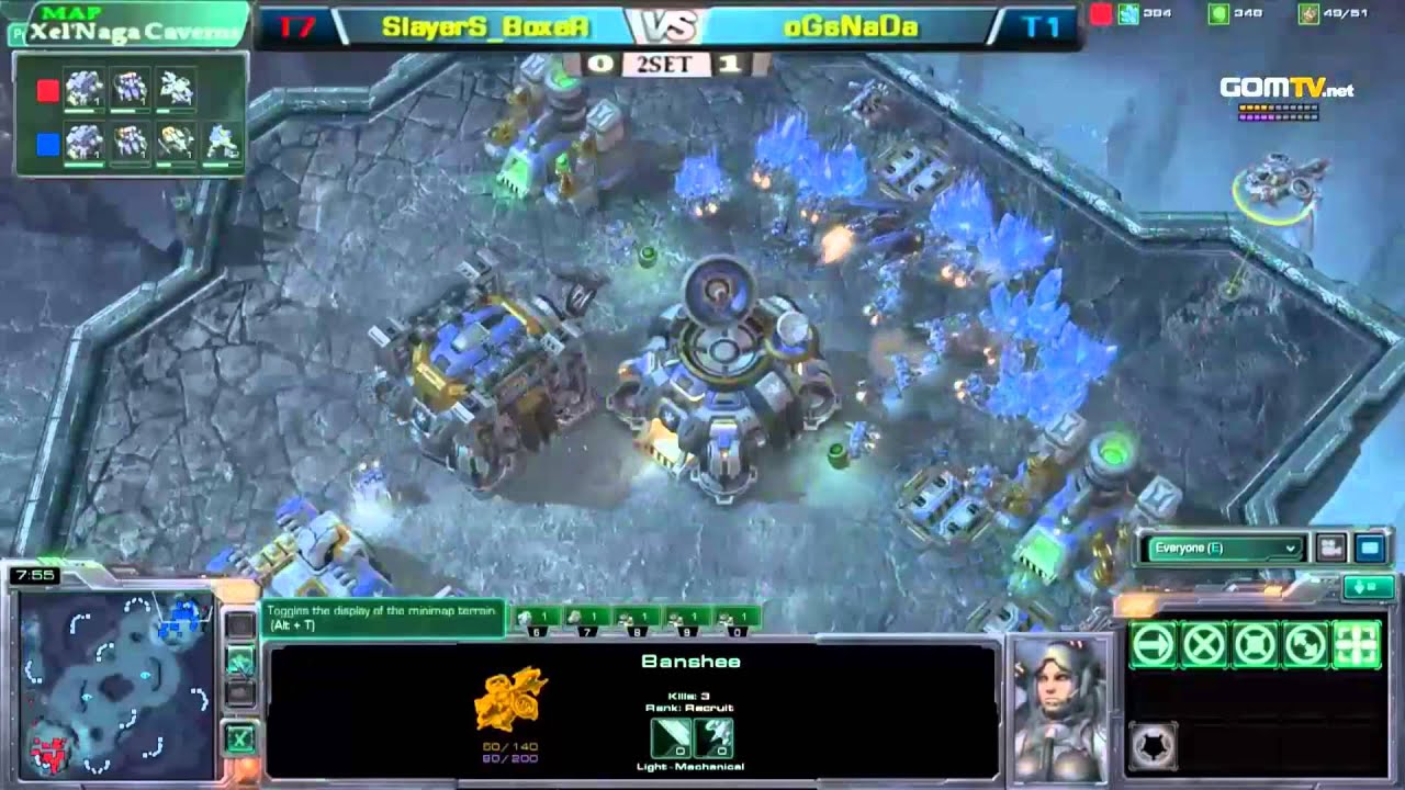 NaDa vs SlayerSBoxer GSL GSTL Game 2 - YouTube