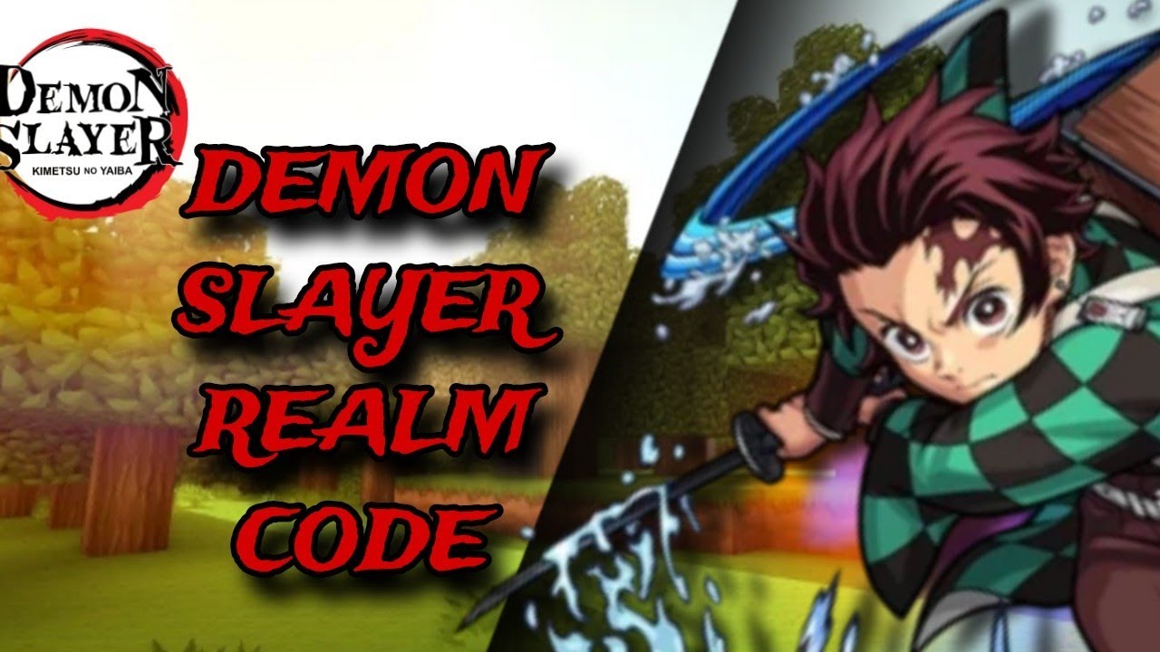 *NEW* SHOWCASING BEST DEMON SLAYER REALM FOR MINECRAFT BEDROCK EDITION ...