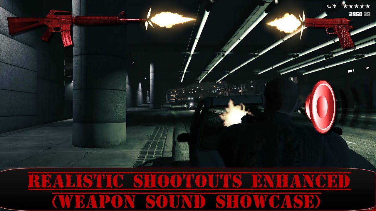 Realistic Shootouts Enhanced [WEAPON SOUND SHOWCASE] - YouTube