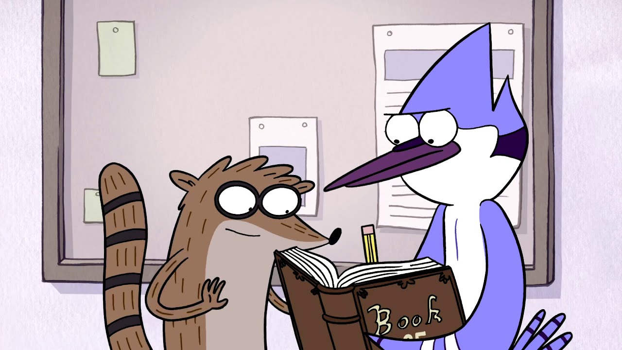 Regular Show - Mordecai And Rigby Changes The Book Of Park Records ...