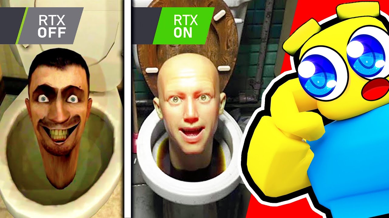 SKIBIDI TOILET *RTX ON* VS *RTX OFF* (REALISTIC SKIBIDI TOILETS) - YouTube