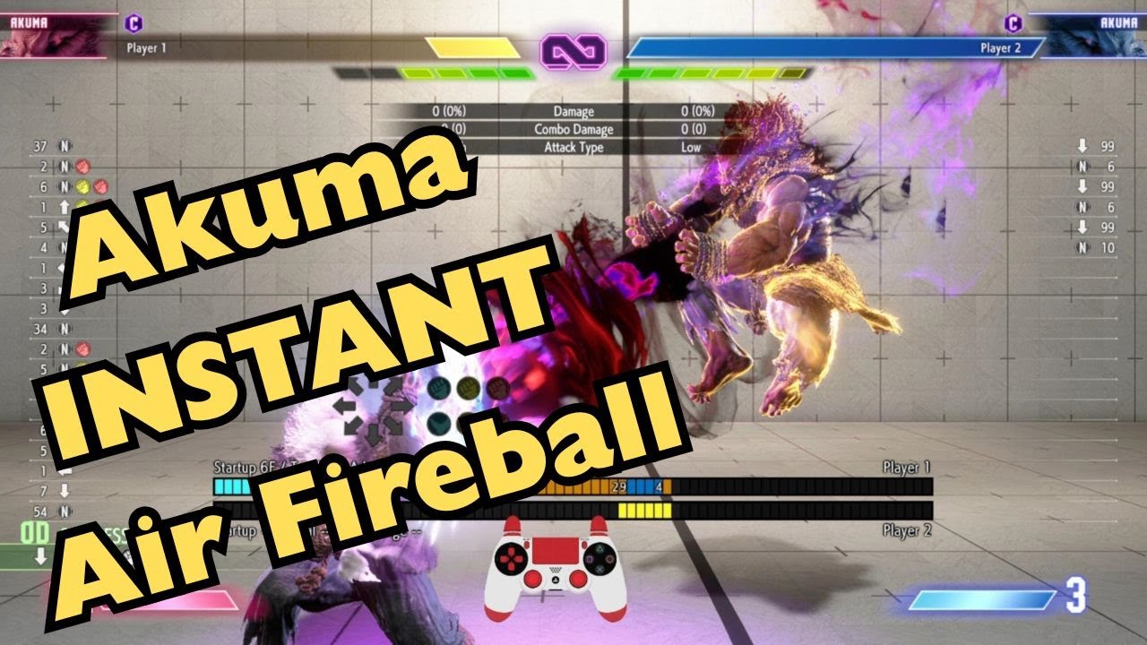 Akuma's 'Instant" AIR FIREBALL - Street Fighter 6 - YouTube