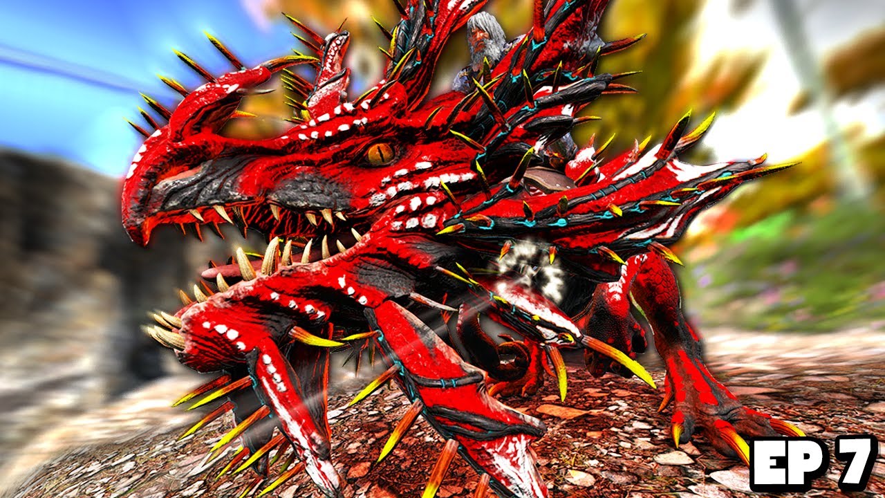 Taming a Fire Breathing Velonasaur and Studying the Corruption! | ARK ...