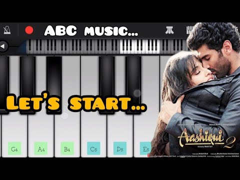 Piano tutorial || play aashiqui2 theme music || Mithun Jeet ganguly ...