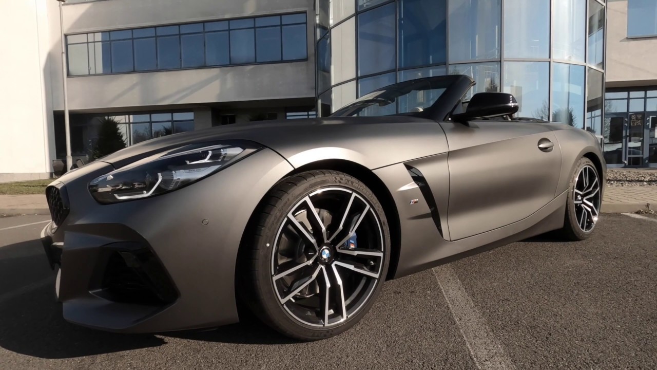 BMW Z4 Roadster (misano blue a frozen grey) - YouTube