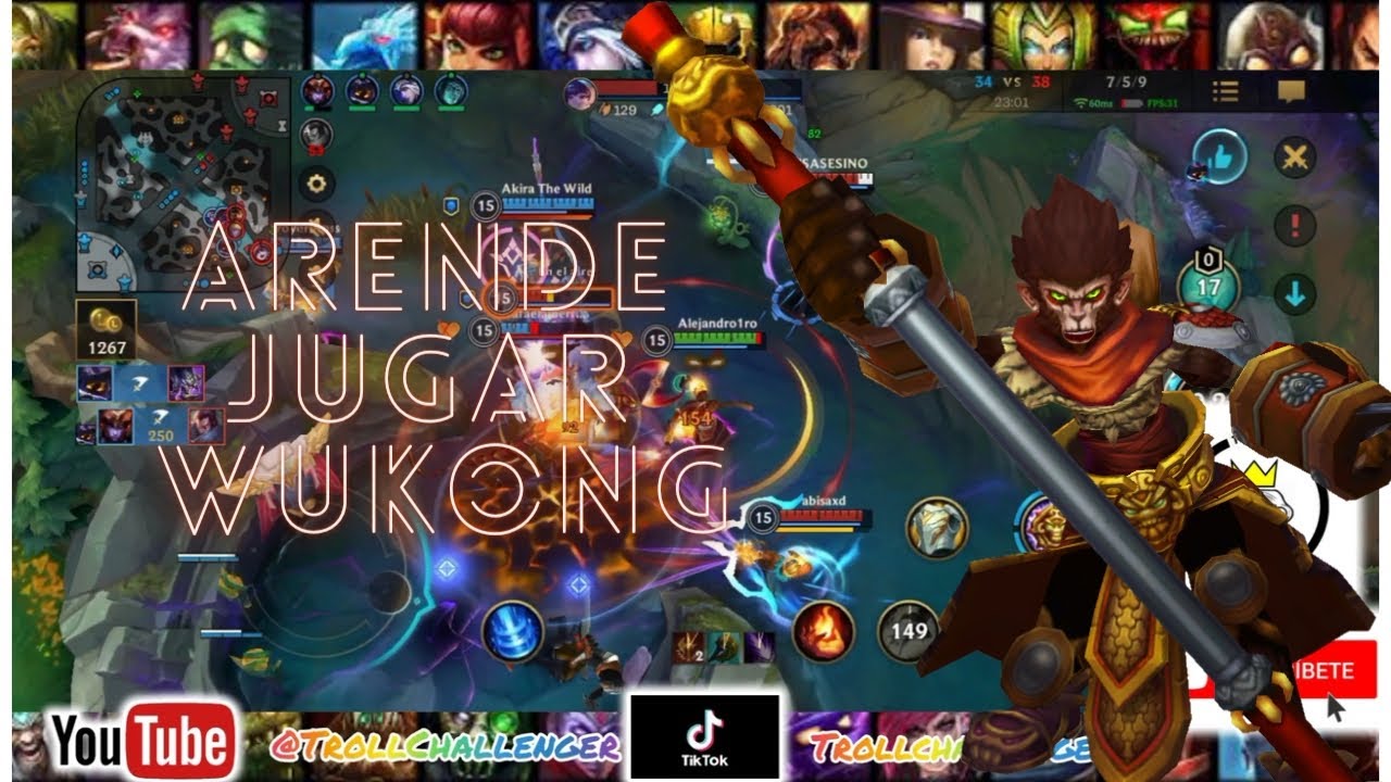 ¡APRENDE JUGAR WUKONG! |¡GAMEPLAY CON EXPLICACIÓN! - YouTube