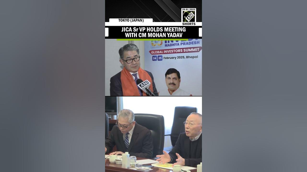‘Productive discussion with CM Yadav’, says JICA’s Sr VP - YouTube