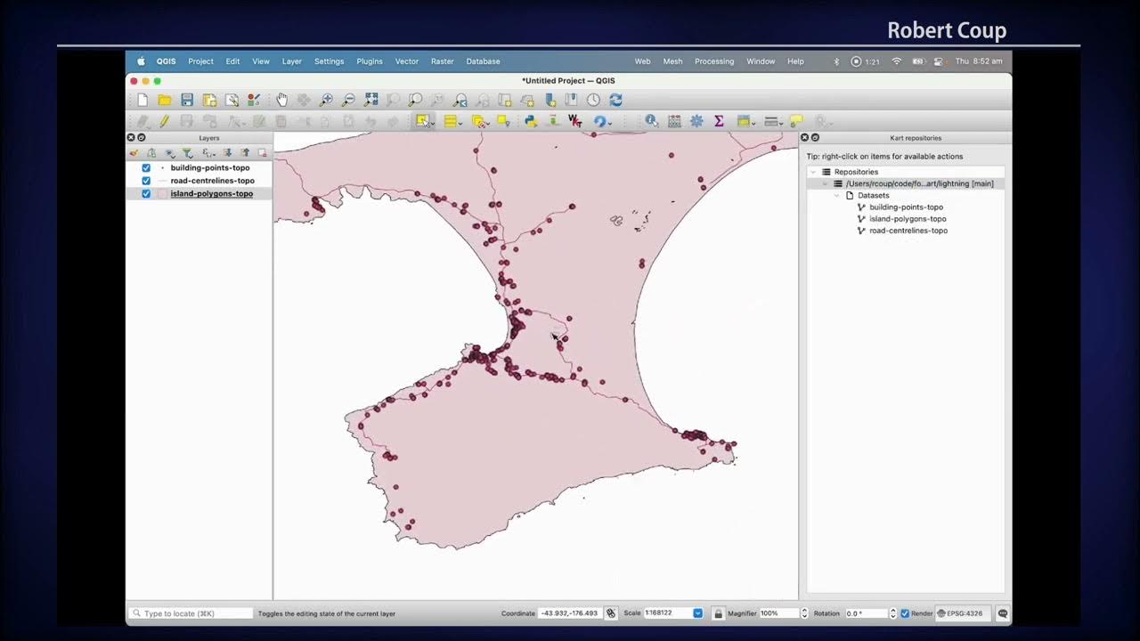 FOSS4G 2022 | QGIS Data Versioning with Kart - YouTube