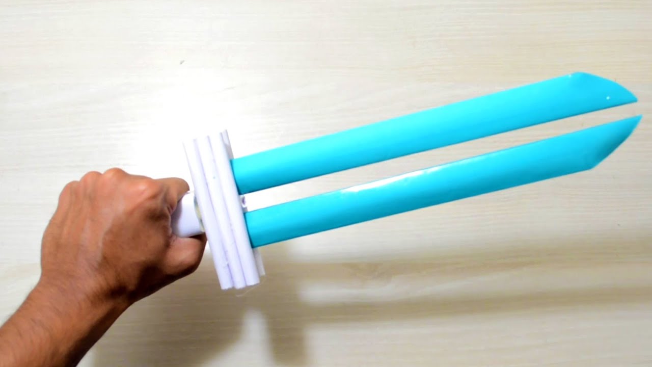 How To Make A Paper Sword | STRONG PAPER SWORD | Easy | Tutorial - YouTube