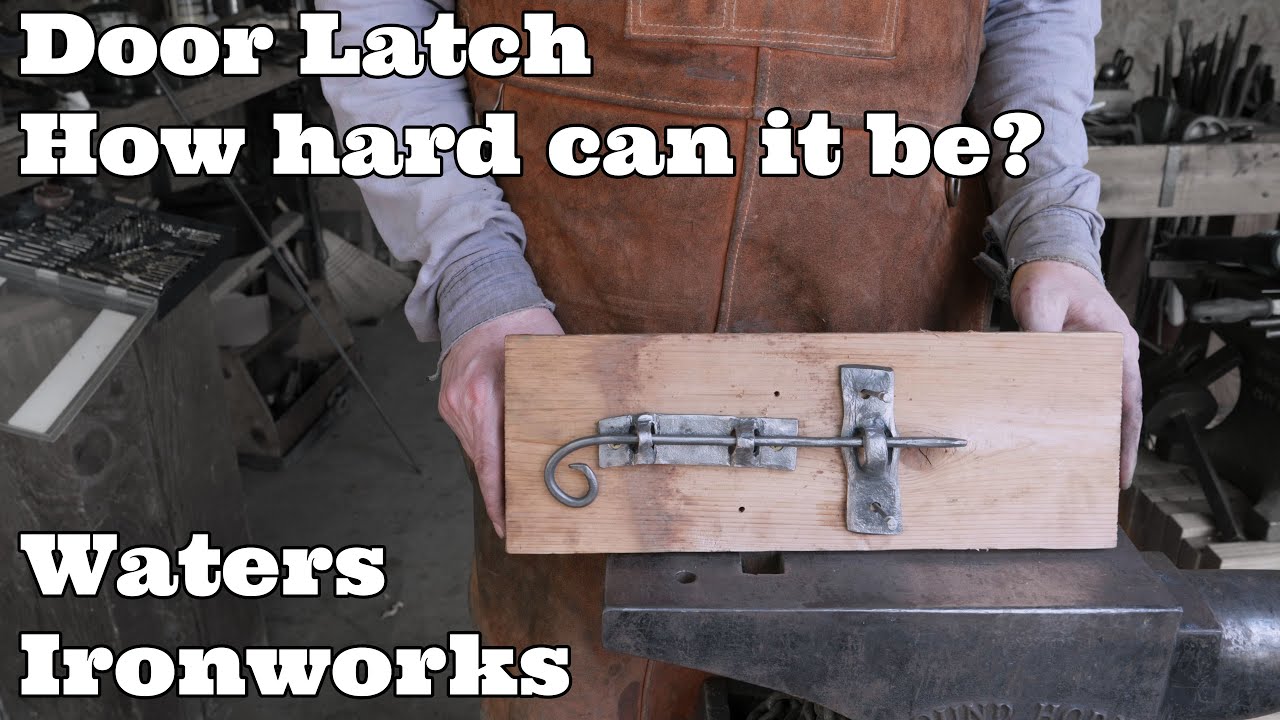 First Try at a Door Latch - YouTube
