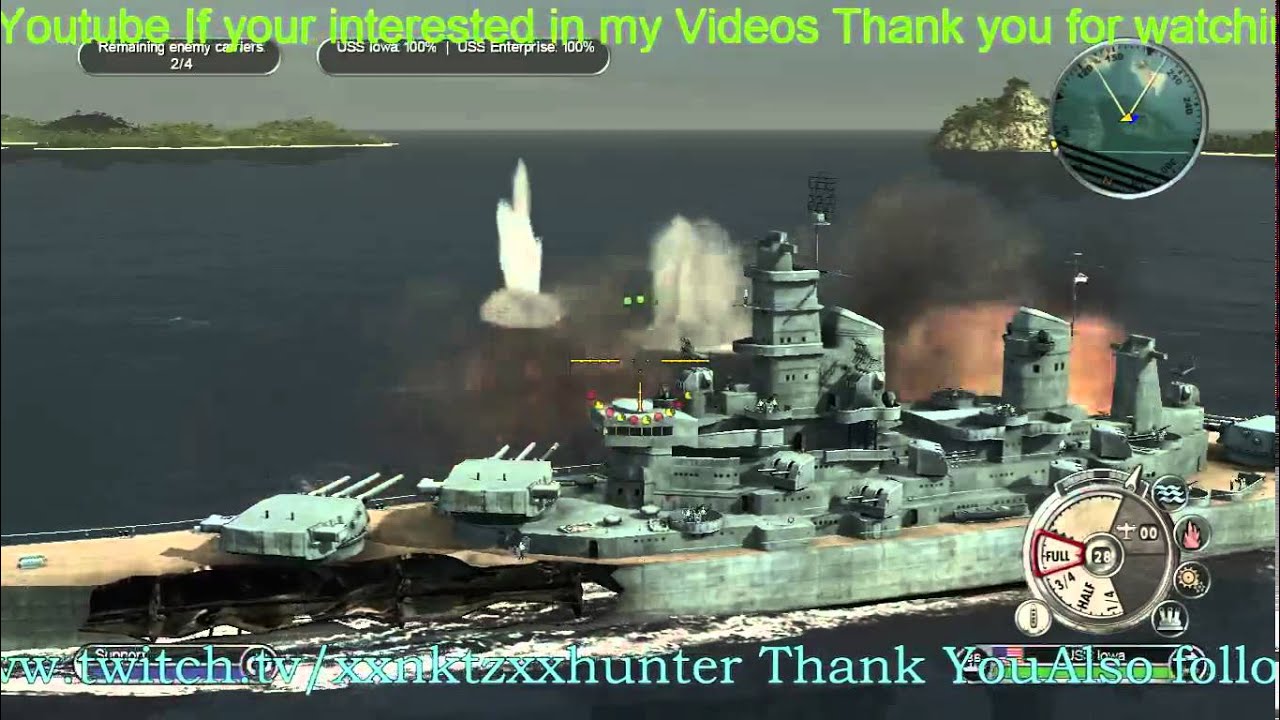 BattleStations Pacific battleship Gameplay - YouTube
