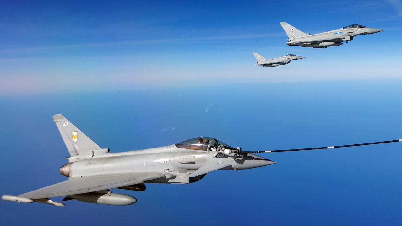 RAF Typhoons & RNLAF F-35s in Action | Ramstein Flag 2025 Air-to-Air ...