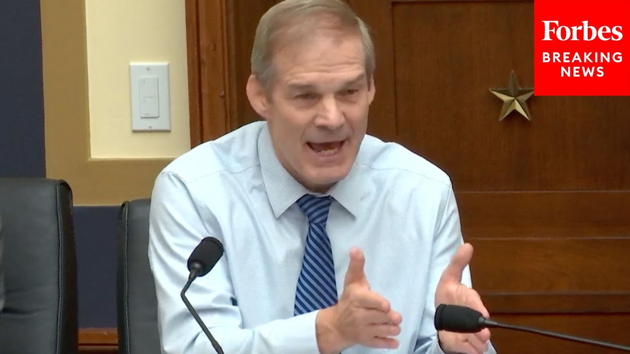 'Don't Take Our Word For It!': Jim Jordan Sounds Off On FBI Data ...
