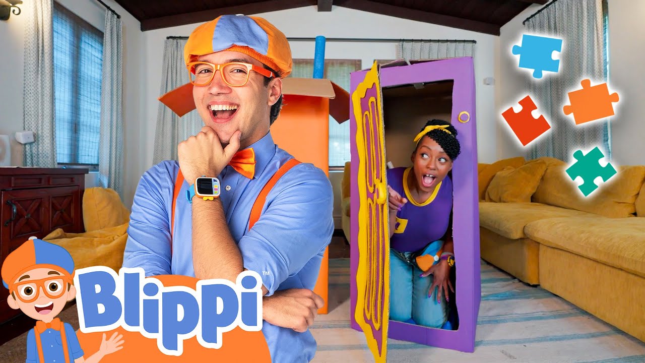Blippi & Meekah's Great Big Fort Build | Blippi | Moonbug Kids - Fun ...