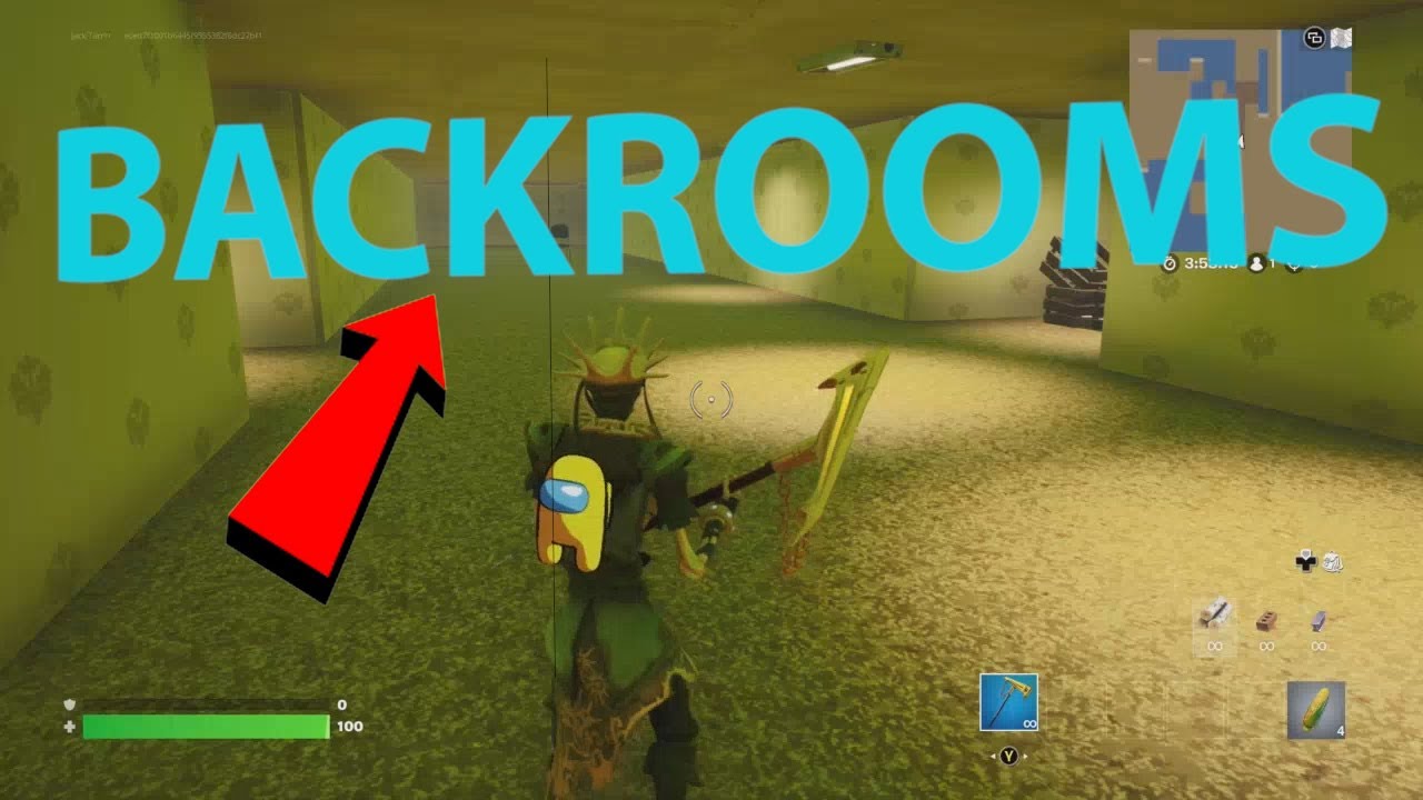 Fortnite Backrooms Map Part 1 - YouTube