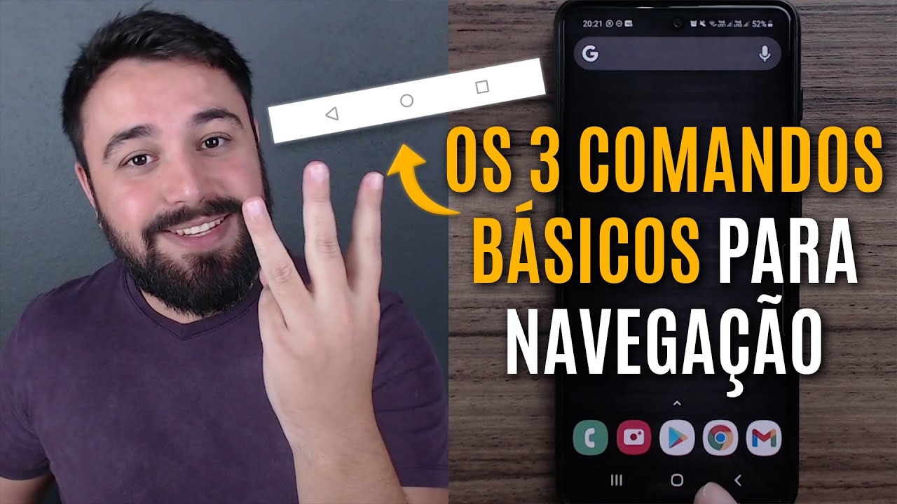 ENTENDENDO OS COMANDOS BÁSICOS PARA NAVEGAÇÃO NO CELULAR - YouTube
