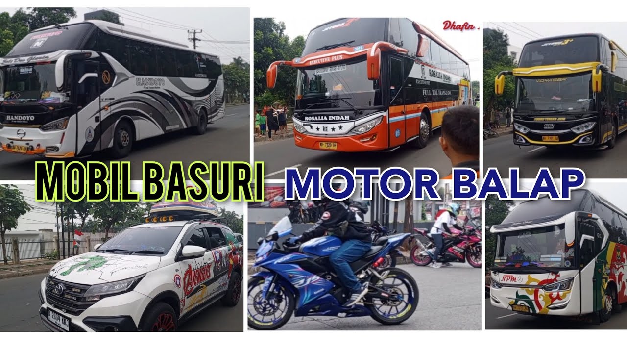 MOBIL BASURI AVANGER MOTOR BALAP BUS TELOLET - YouTube