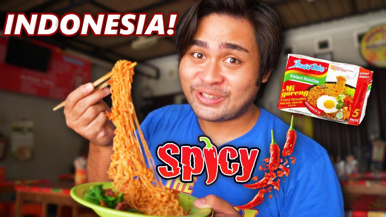 Level 1,000 Spicy Indomie Noodles sa INDONESIA! Halos mamatay ako sa ...