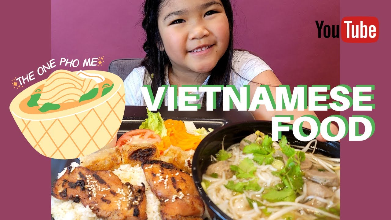 FOODIE KID TRIES VIETNAMESE FOOD || EATING AND TALKING SOUNDS || L.E ...