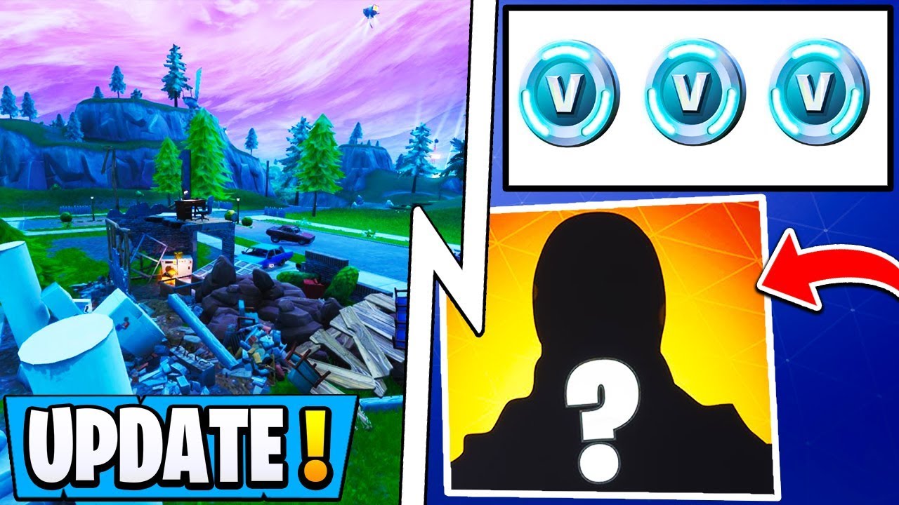 *NEW* Fortnite Update! | Monster Destroys Map, Secret Skin, 2500 Free ...