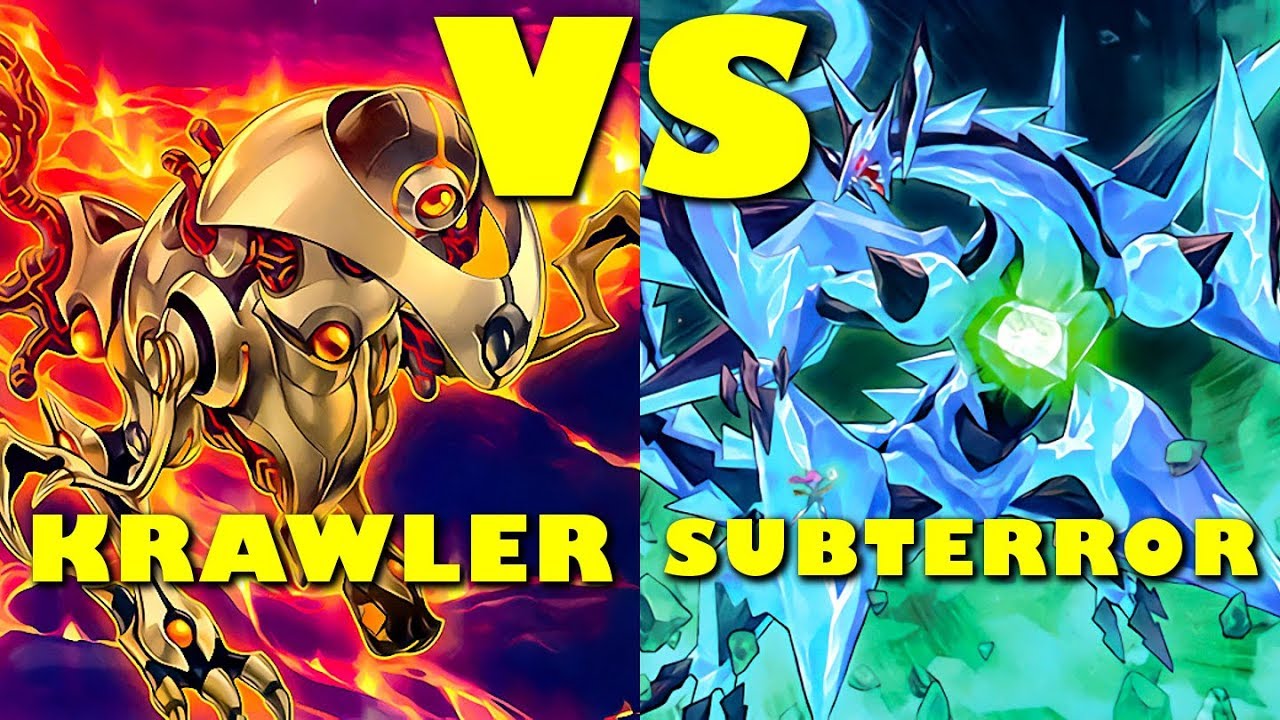 Real Life Yugioh - KRAWLER vs SUBTERROR | November 2017 Scrub League ...