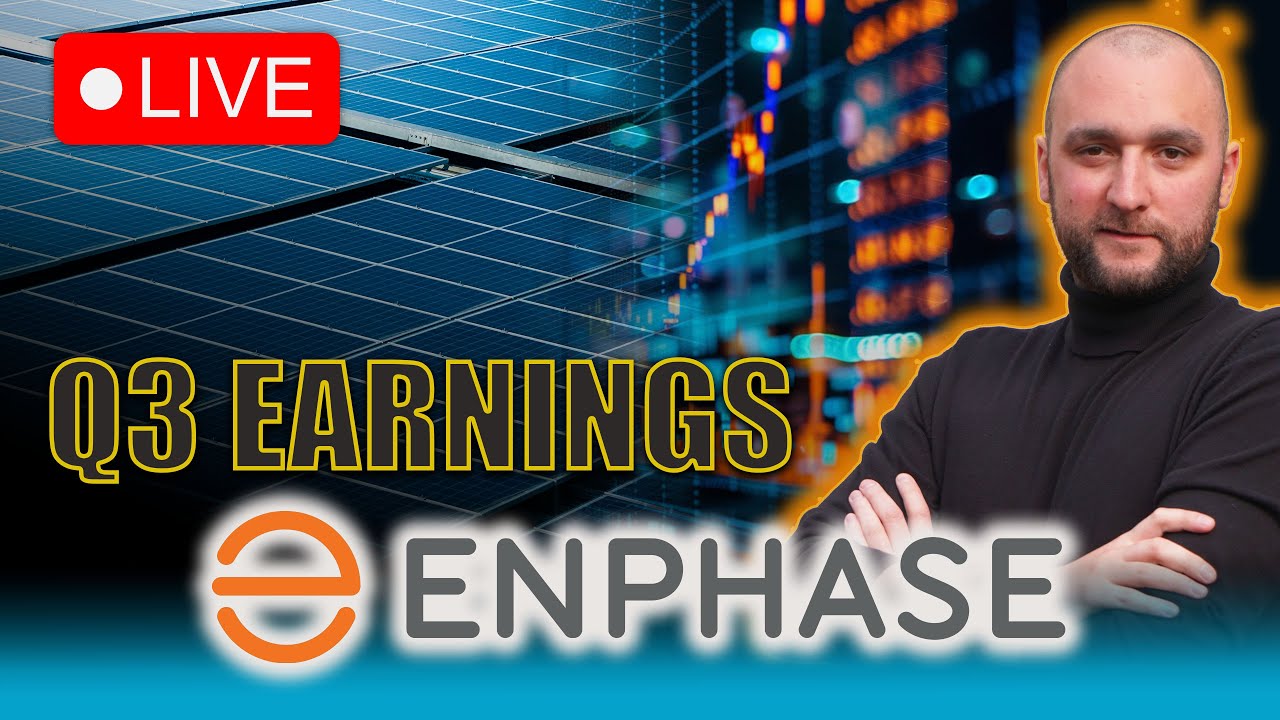 Enphase Q3 Earnings LIVE: Solar’s Turning Point? ENPH Stock | Martyn ...