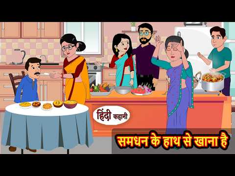 समधन के हाथ  से खाना है | Bedtime Stories | Hindi Story | Saas Bahu Kahani | Stories in Hindi